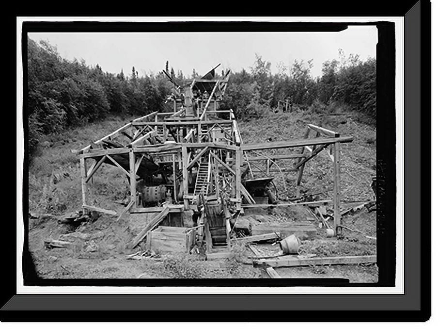 Historic Framed Print, Stampede Gold Mine, Kantishna, Denali Borough ...