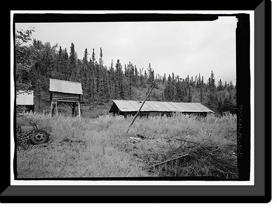 Historic Framed Print, Stampede Gold Mine, Kantishna, Denali Borough ...