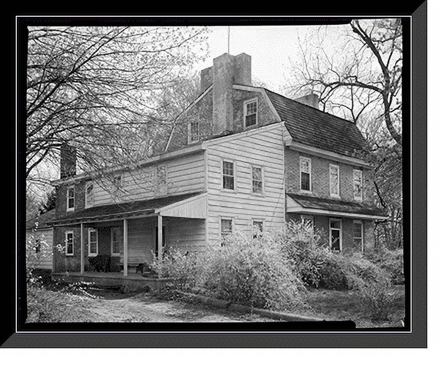 Historic Framed Print, Stanton-Tatnall-Byrnes House, 201 Old Mill Lane ...