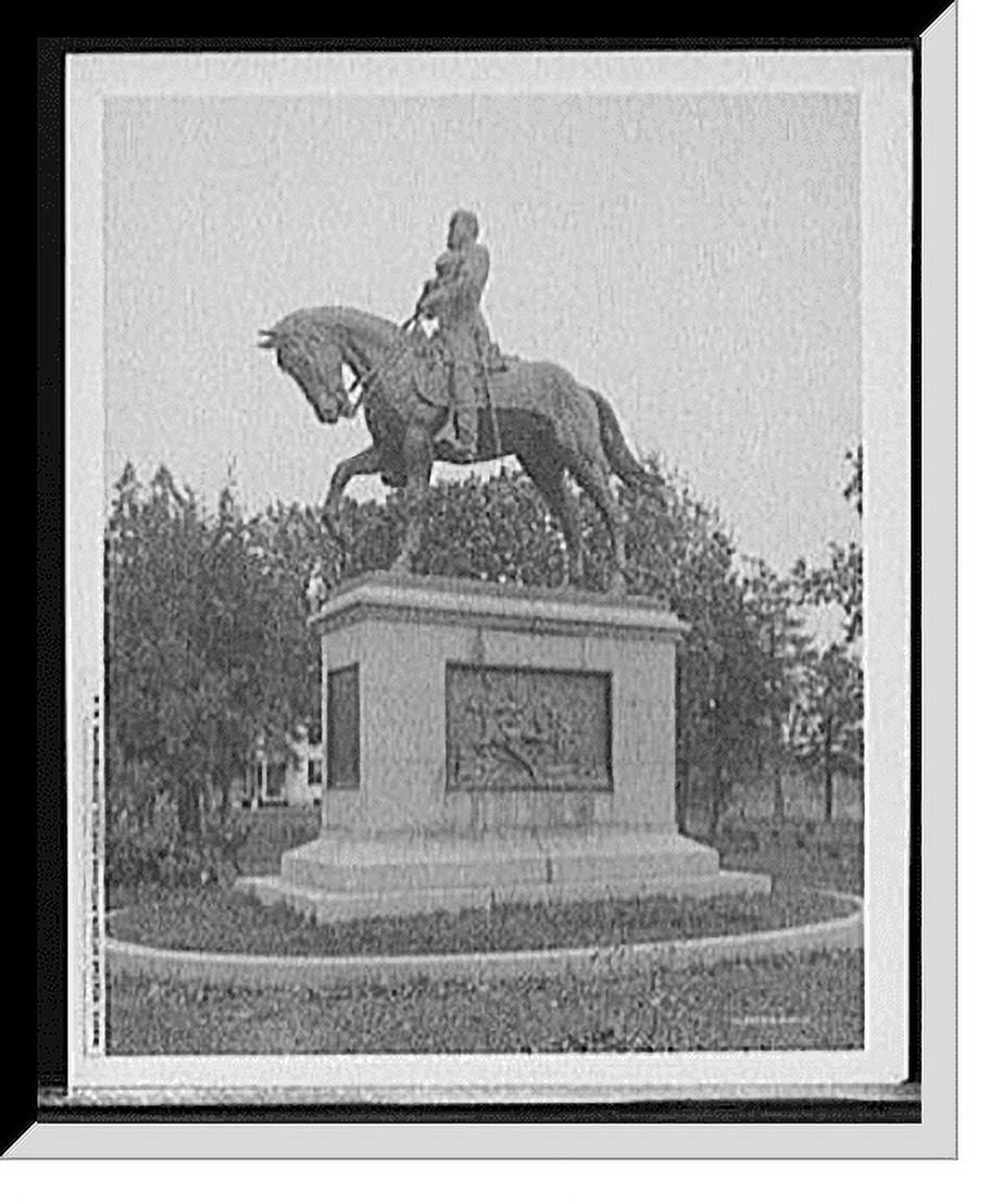 Historic Framed Print, Statue of Gen. Fitzjohn Porter, Portsmouth, N.H ...