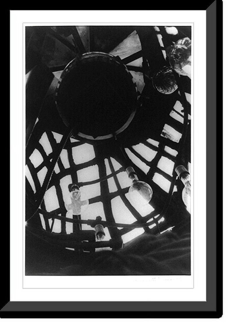 Historic Framed Print, [Statue of Liberty: Lights inside torch (III, 7 ...