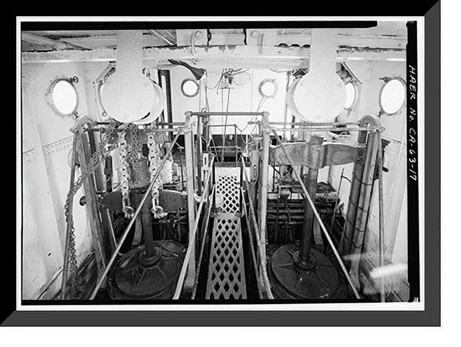 Historic Framed Print, Steam Tug EPPLETON HALL, Hyde Street Pier, San ...