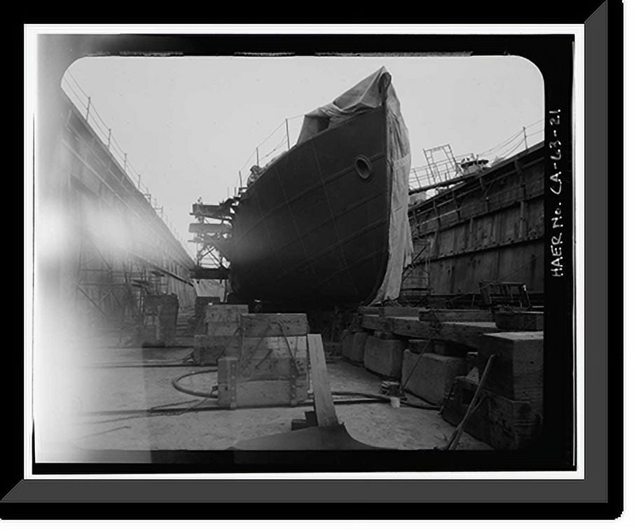 Historic Framed Print, Steam Tug EPPLETON HALL, Hyde Street Pier, San ...