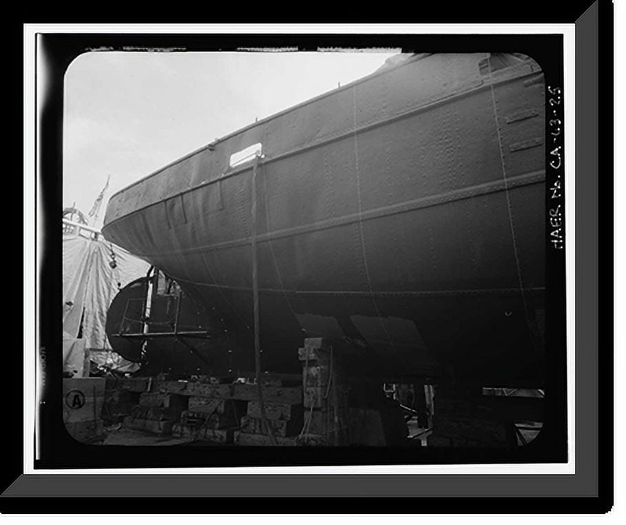Historic Framed Print, Steam Tug EPPLETON HALL, Hyde Street Pier, San ...