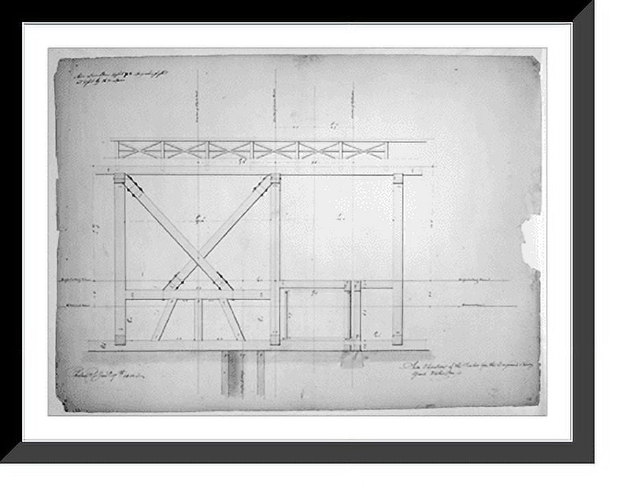 Historic Framed Print, [Steam engine, Washington Navy Yard, Washington ...