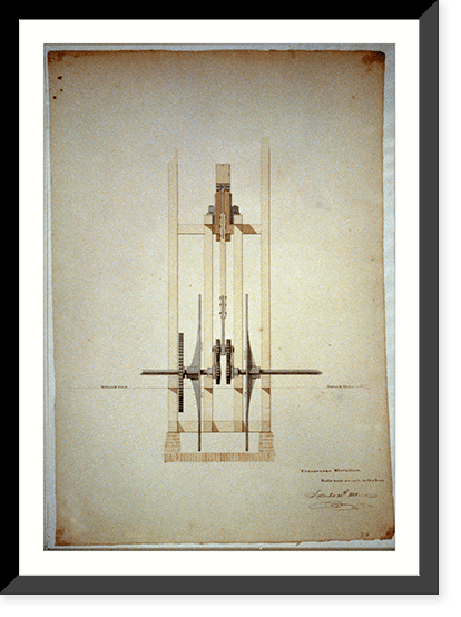 Historic Framed Print, [Steam engine, Washington Navy Yard, Washington ...
