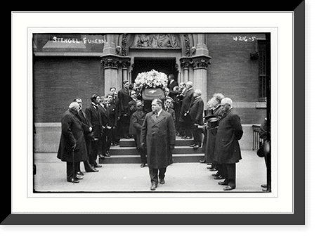 Historic Framed Print, Stengel funeral, 17-7/8" x 21-7/8" - Walmart.com