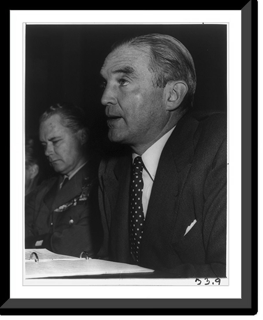 Historic Framed Print, [Stuart W. Symington, half-length portrait ...