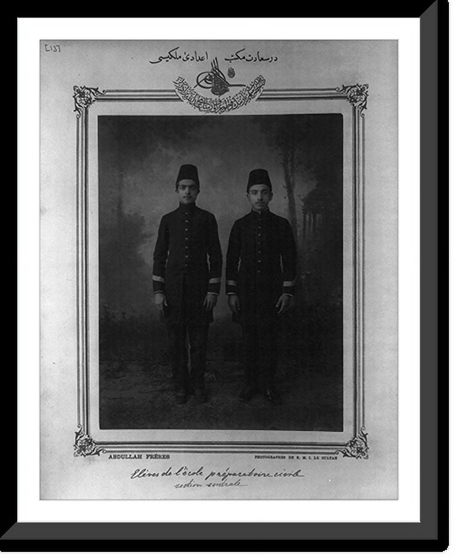 Historic Framed Print, [Students, Dersaadet (i.e., Istanbul) high ...