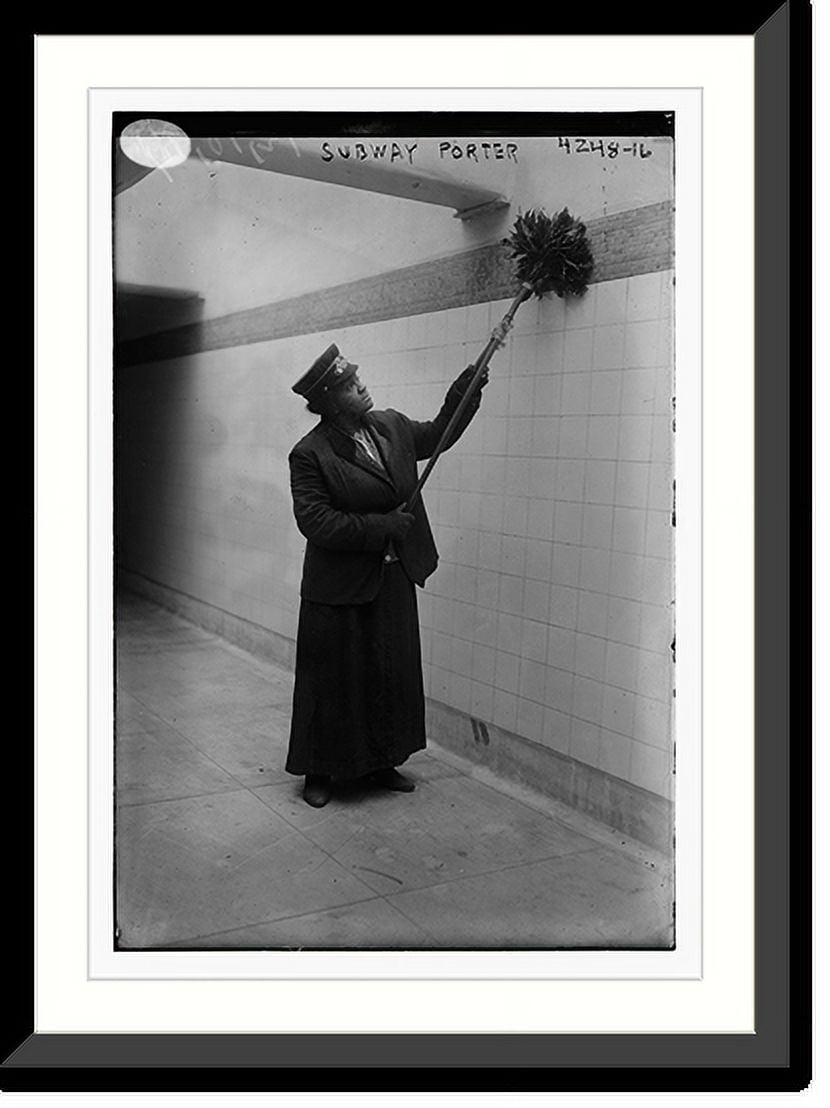 Historic Framed Print, Subway porter - 2, 17-7/8" x 21-7/8" - Walmart.com