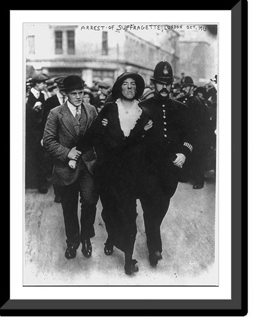 Historic Framed Print, Suffragettes - London - Arrest of Suffragette ...