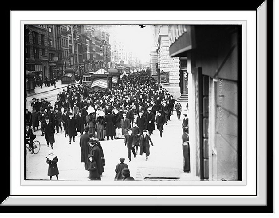 Historic Framed Print, Suffragettes on 23rd St., New York, 17-7/8" x 21 ...