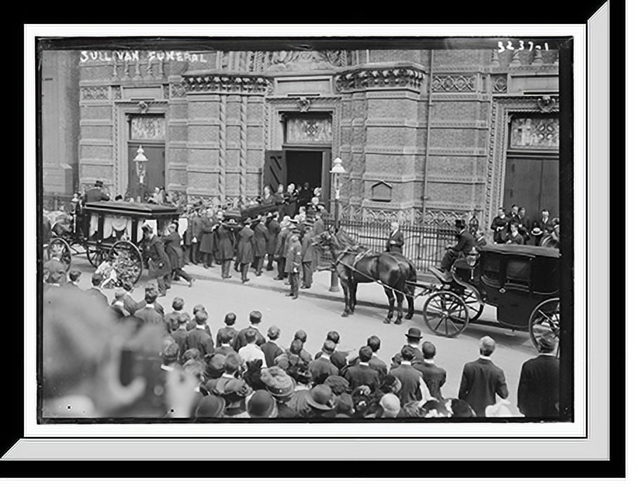 Historic Framed Print, Sullivan Funeral, 17-7/8" x 21-7/8" - Walmart.com