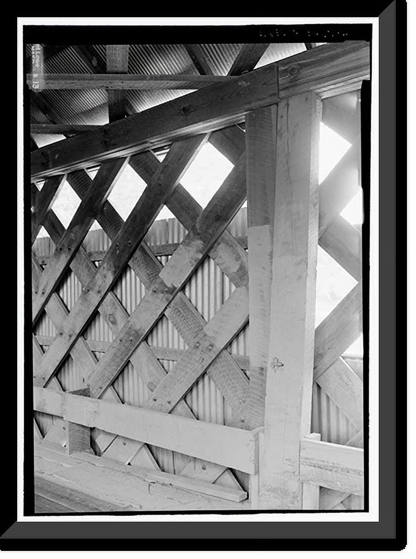 Historic Framed Print, Swann Bridge, Spanning Locust Fork of Black ...
