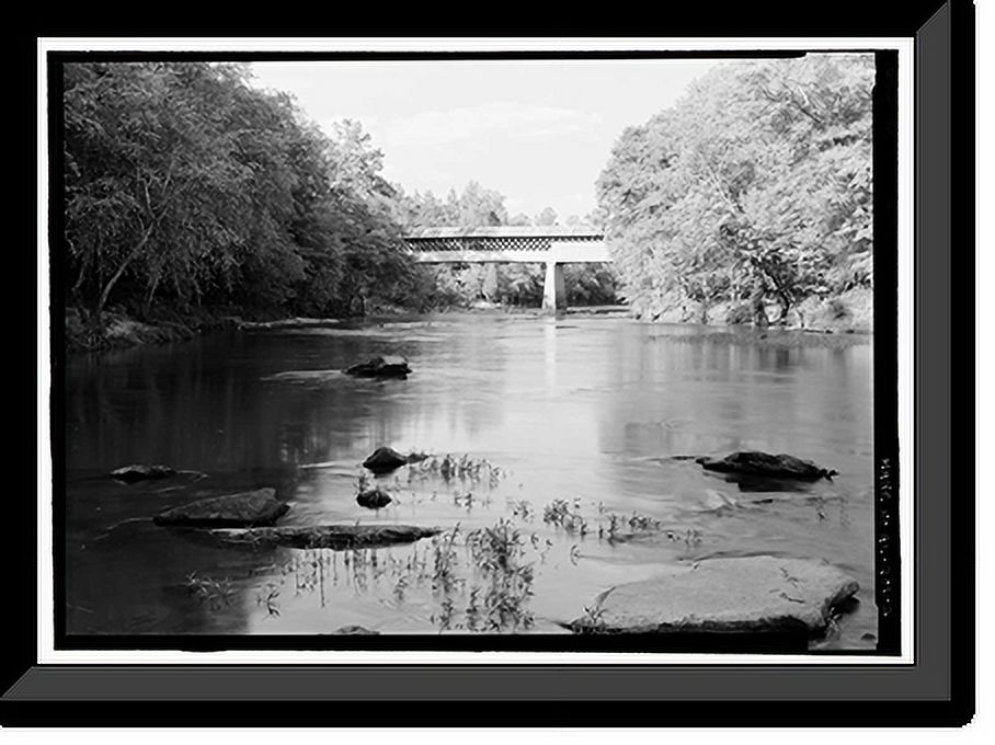 Historic Framed Print, Swann Bridge, Spanning Locust Fork of Black ...