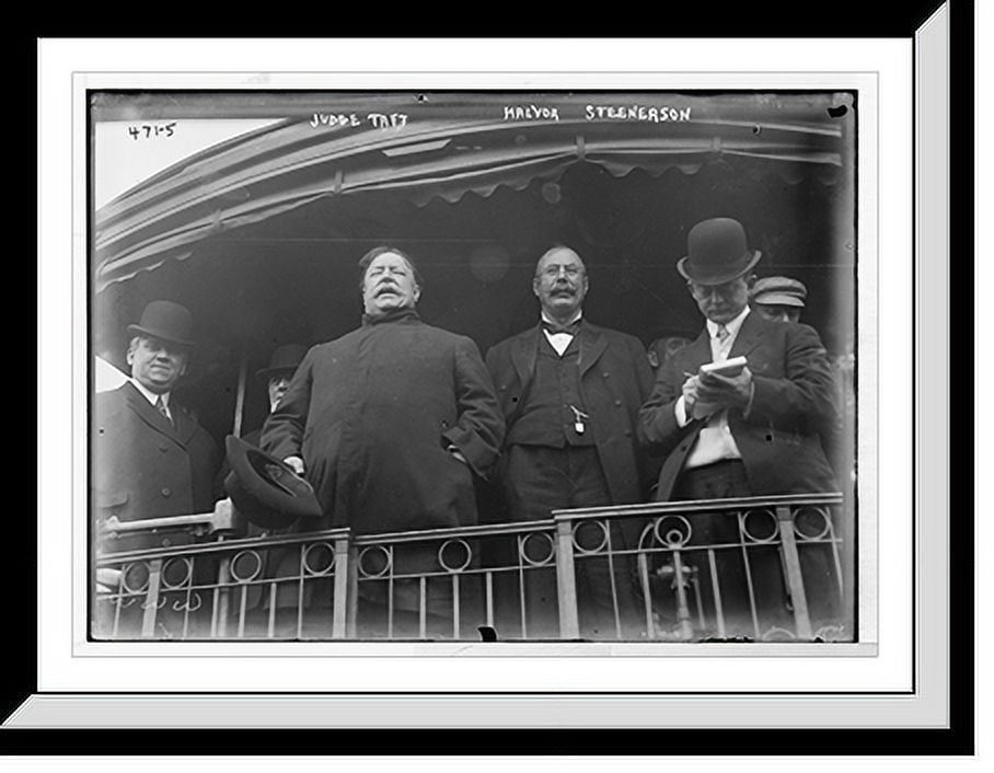 Historic Framed Print, Taft, Halvor, Steenserson, on train, 17-7/8" x ...