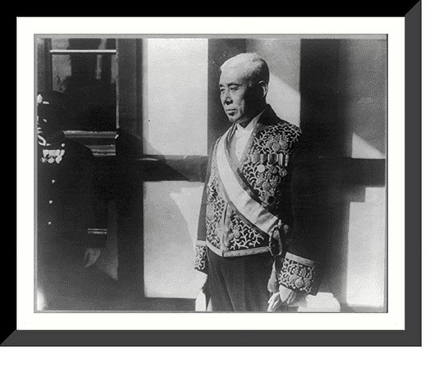 Historic Framed Print, [Takashi Hara, 1854-1921, half-length portrait ...