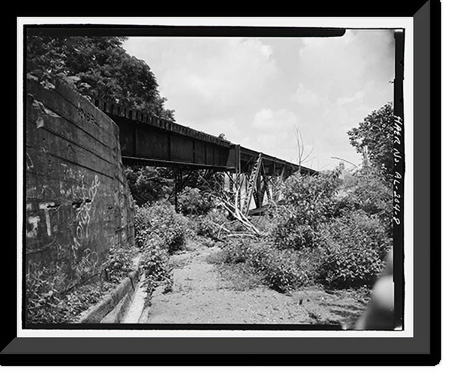 Historic Framed Print, Tennessee River Railroad Bridge, Spanning ...