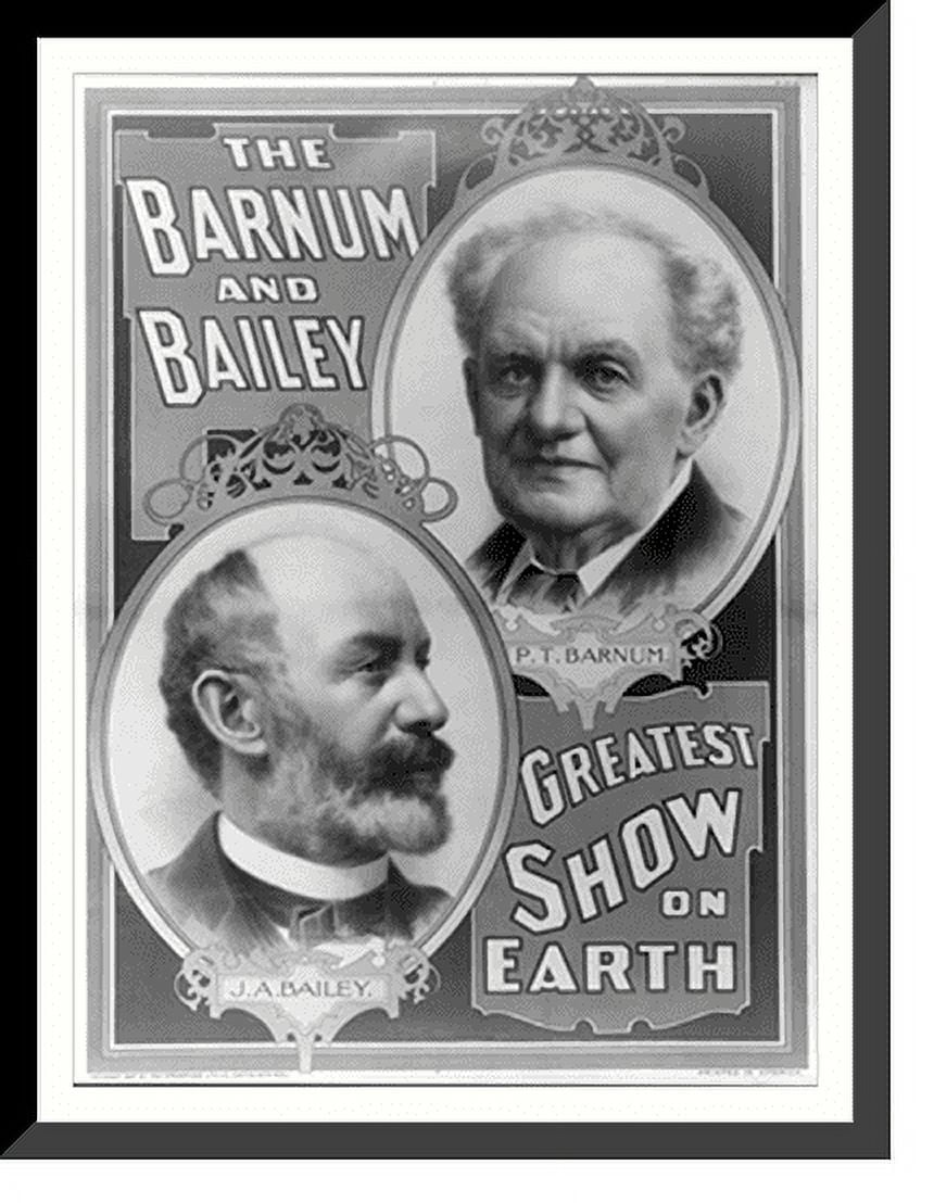 Historic Framed Print, The Barnum & Bailey Greatest Show on Earth ...
