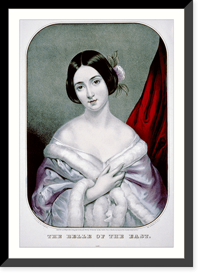 Historic Framed Print, The Belle of the East, 17-7/8" x 21-7/8 ...