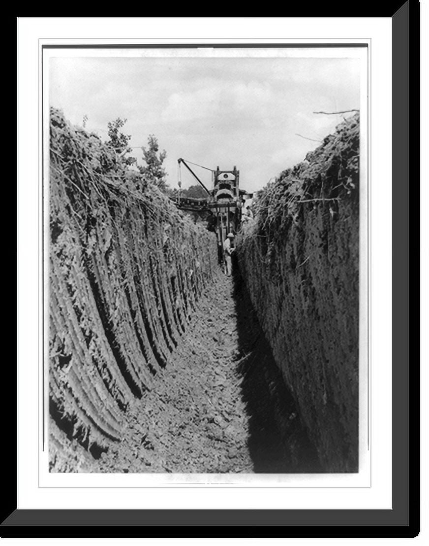 Historic Framed Print, [The Big Inch Pipeline under construction] - 3 ...