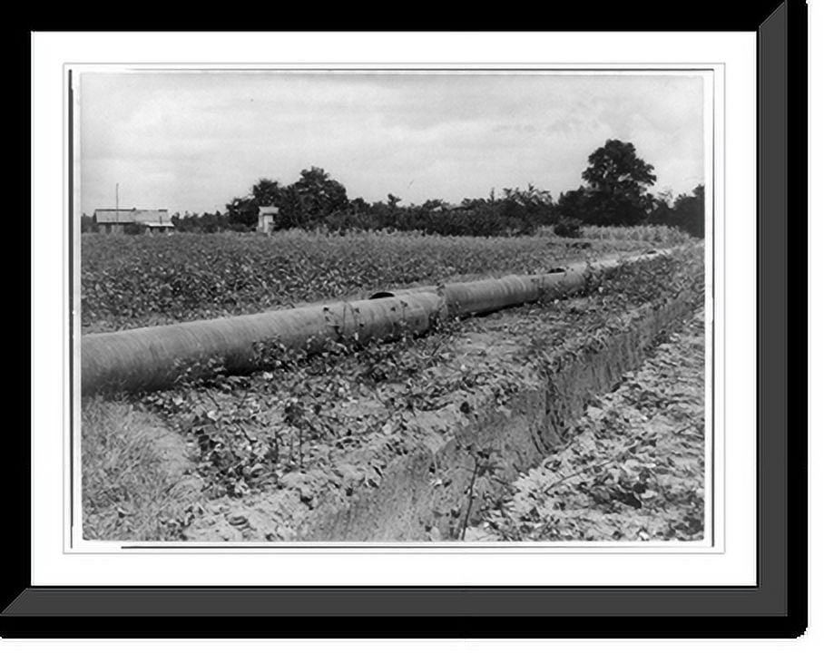 Historic Framed Print, [The Big Inch pipeline under construction: A ...