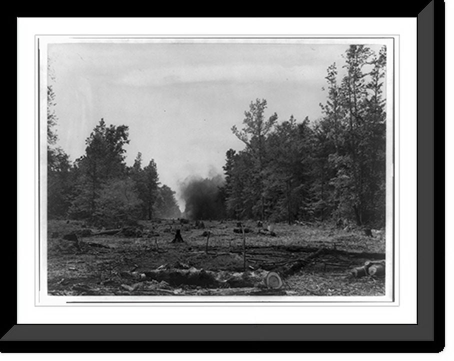Historic Framed Print, [The Big Inch pipeline under construction ...