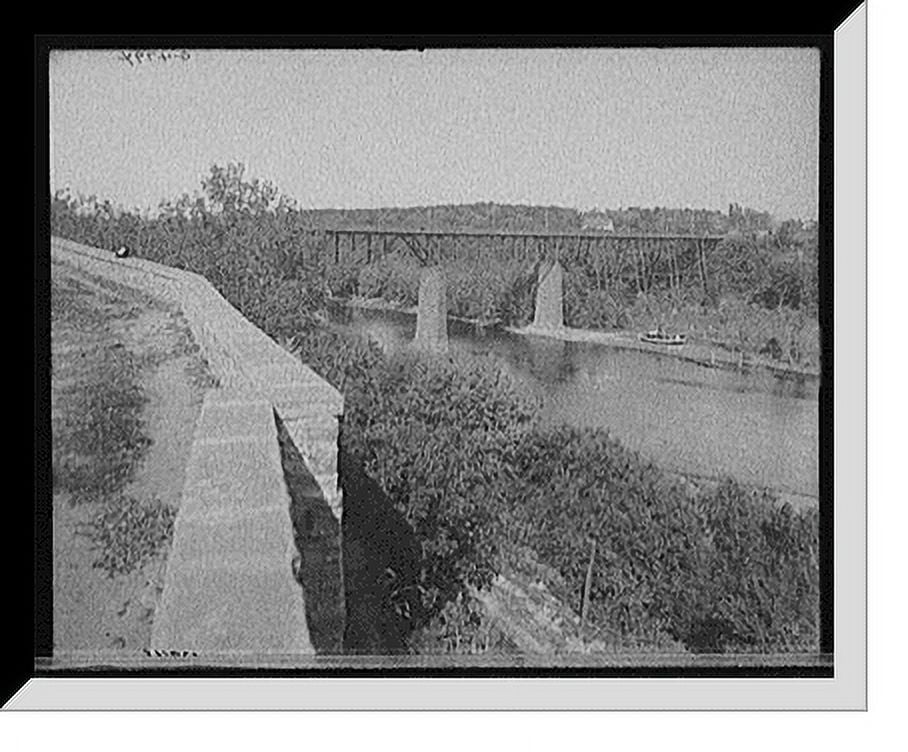 Historic Framed Print, [The Bridge from east parapet, Fort Snelling ...