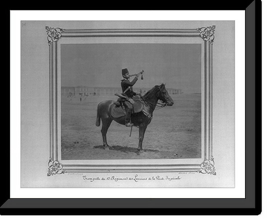 Historic Framed Print, [The Bugler of the First Regiment of Lancers of ...