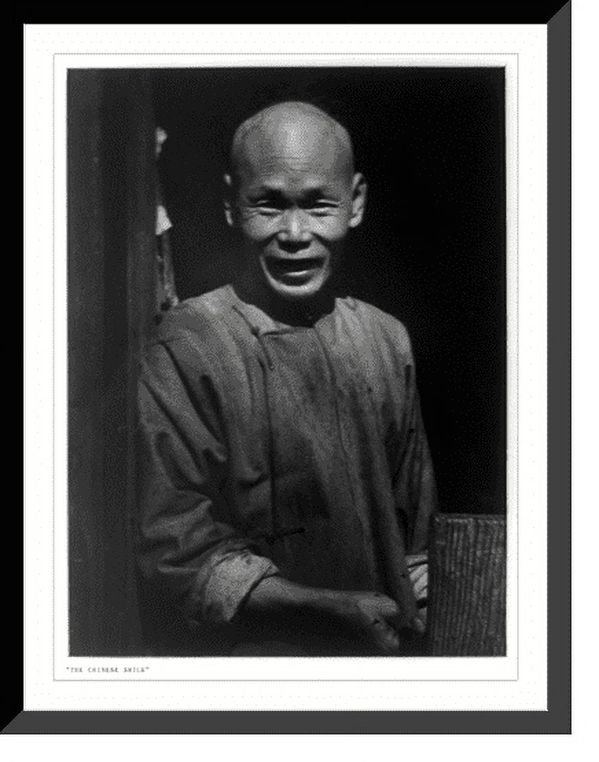 Historic Framed Print, The Chinese Smile, 17-7/8" x 21-7/8" - Walmart.com