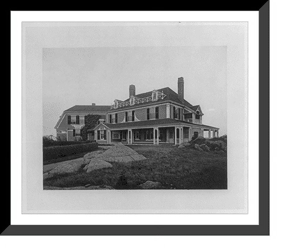 Historic Framed Print, The Cliff, George Howe House, Manchester, Mass ...