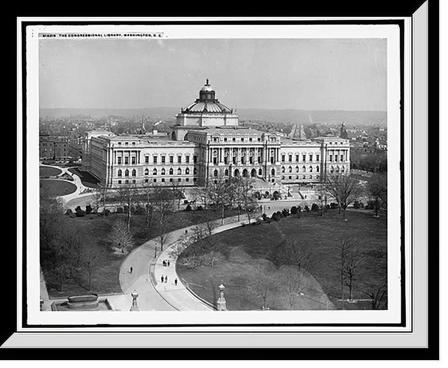 Historic Framed Print, The Congressional Library [i.e. Library of ...