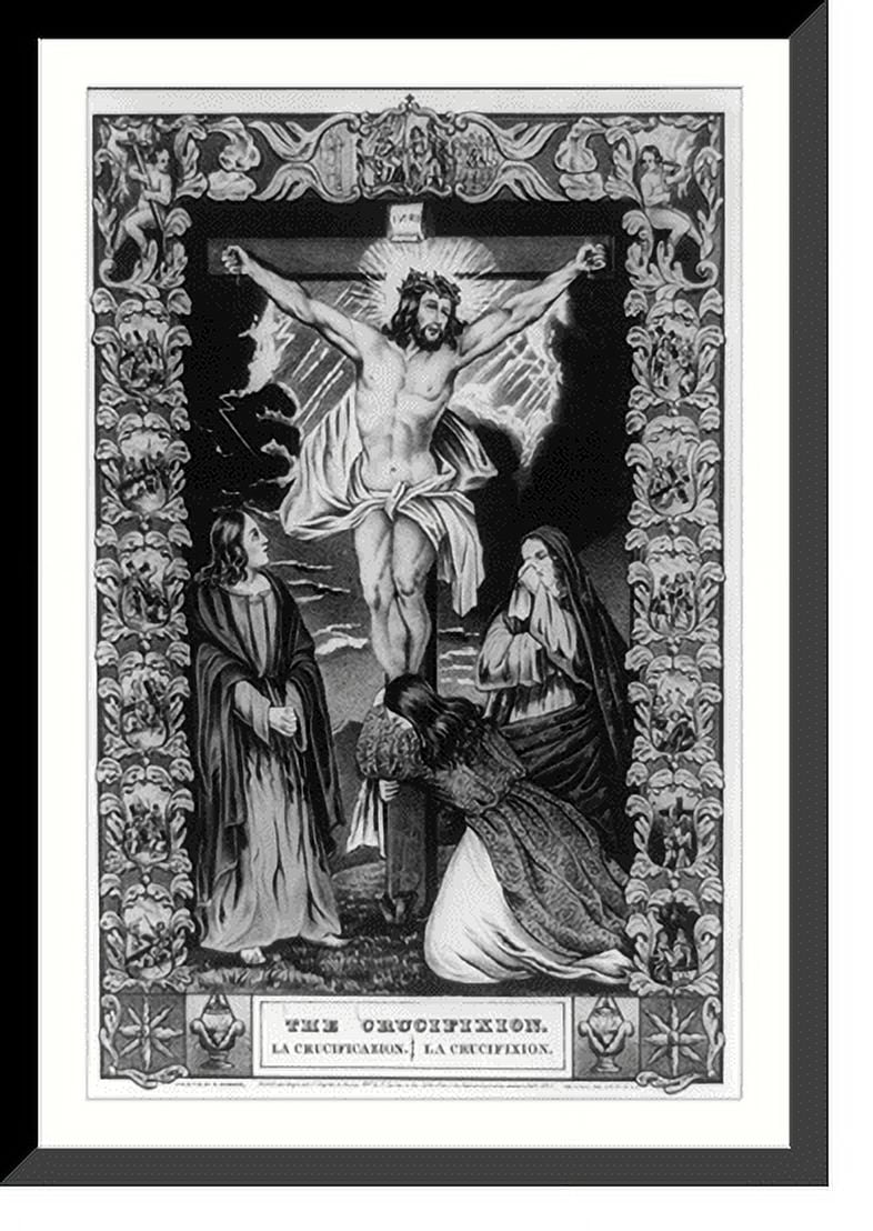 Historic Framed Print, The Crucifixion: La Crucificazion.La Crucifixion ...