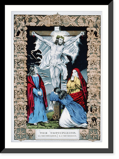 Historic Framed Print, The Crucifixion: La Crucificazion.La Crucifixion ...
