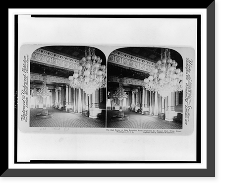 Historic Framed Print, The East Room, or, State Reception Room ...