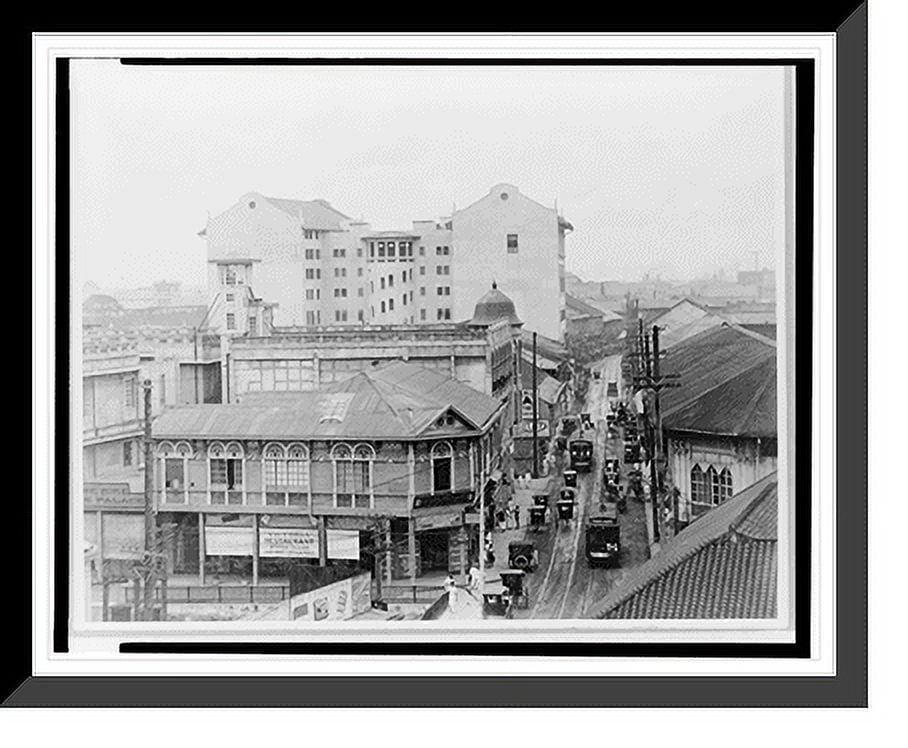Historic Framed Print, [The Escolta Street, Manila, Philippine Islands ...