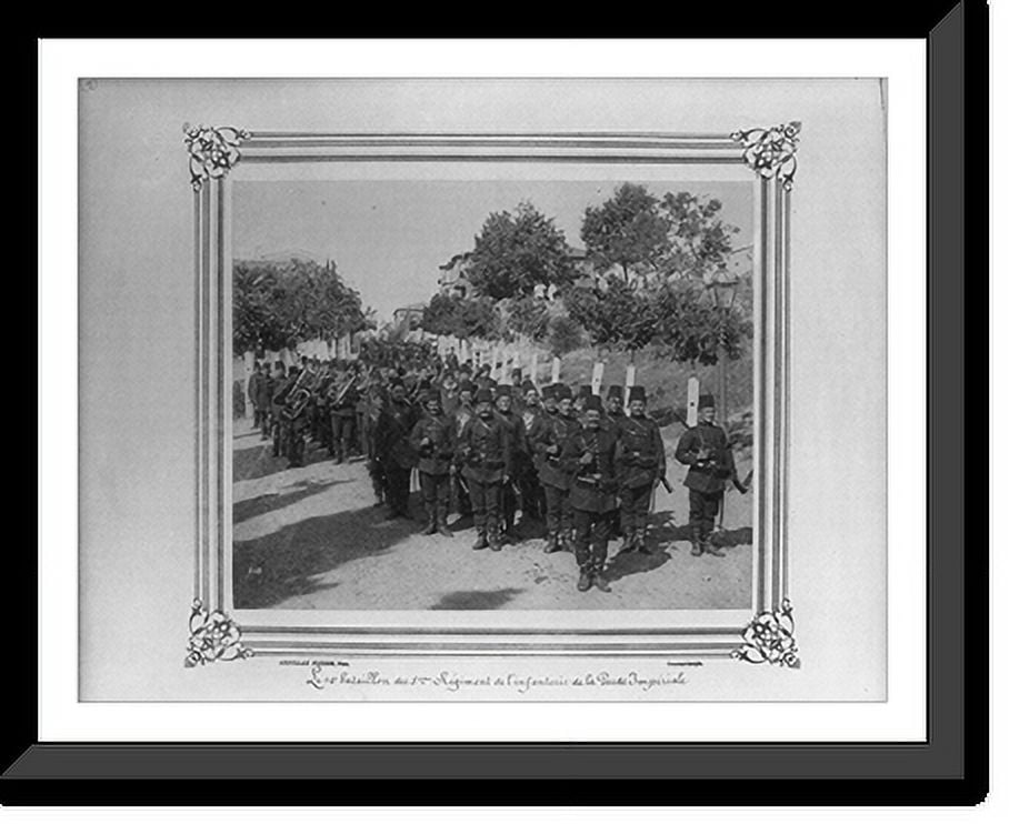 Historic Framed Print, [The First Battalion of the Fifth Infantry ...