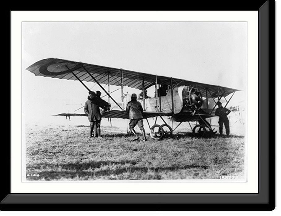 Historic Framed Print, The First Plane Used by American aviators in ...