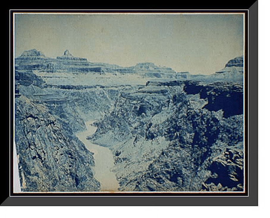 Historic Framed Print, The Grand Canon [sic] of Arizona, up Granite ...