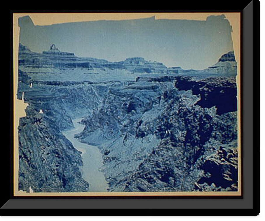 Historic Framed Print, The Grand Canon [sic] of Arizona, up Granite ...