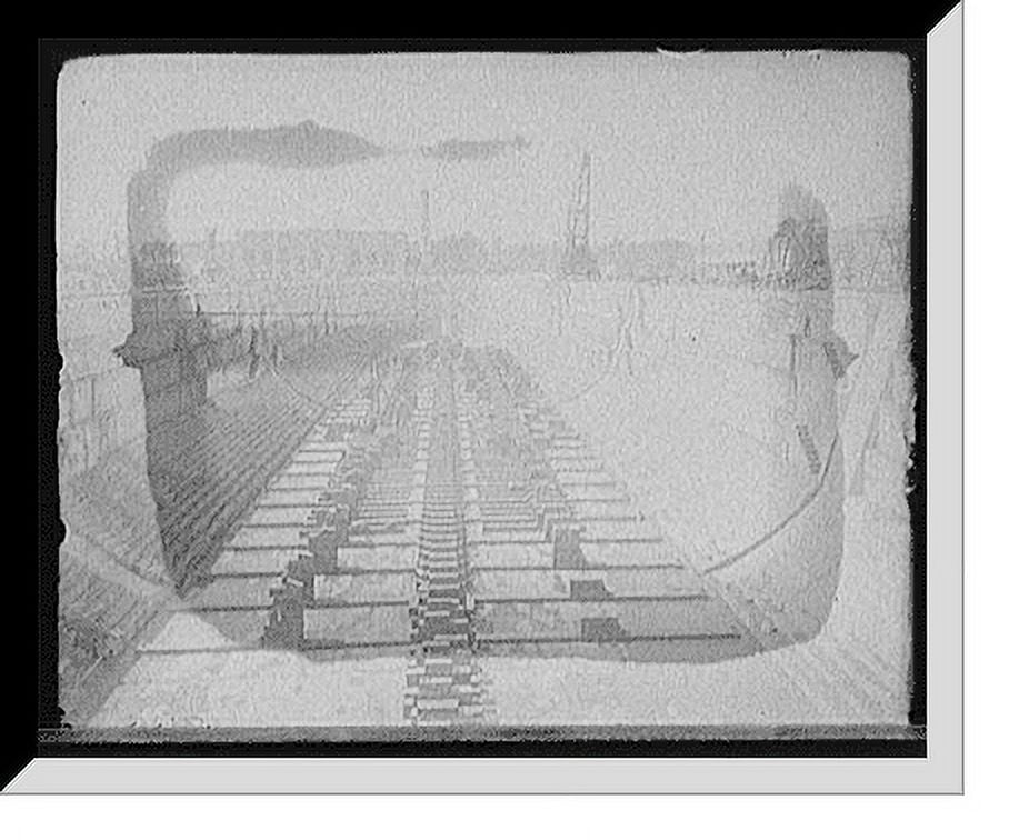 Historic Framed Print, [The Great dry docks, Charleston Naval ship yard ...