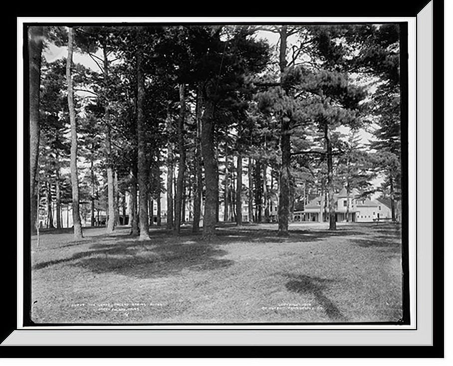 Historic Framed Print, The Grove, Poland Spring Hotel, South Poland ...