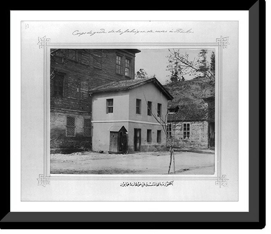 Historic Framed Print, [The Imperial Sentry House in the tannery of ...