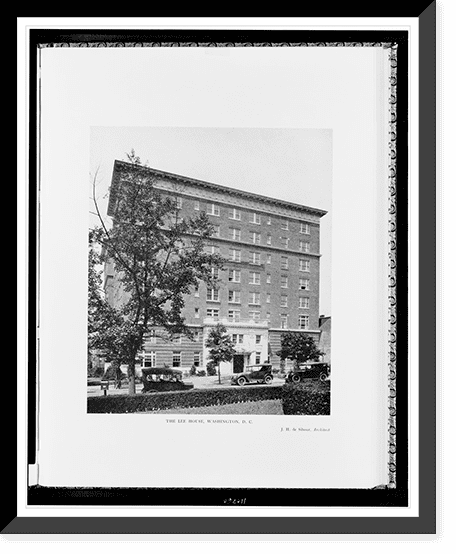 Historic Framed Print, The Lee House, Washington, D.C., 17-7/8 Historic Framed Print, The Lee House, Washington, D.C., 17-7/8