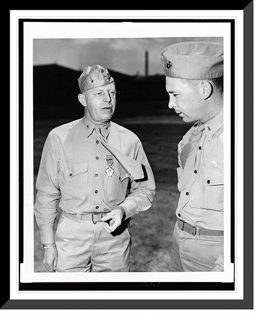 Historic Framed Print, [The Legion of Merit, Merritt Edson, half-length ...
