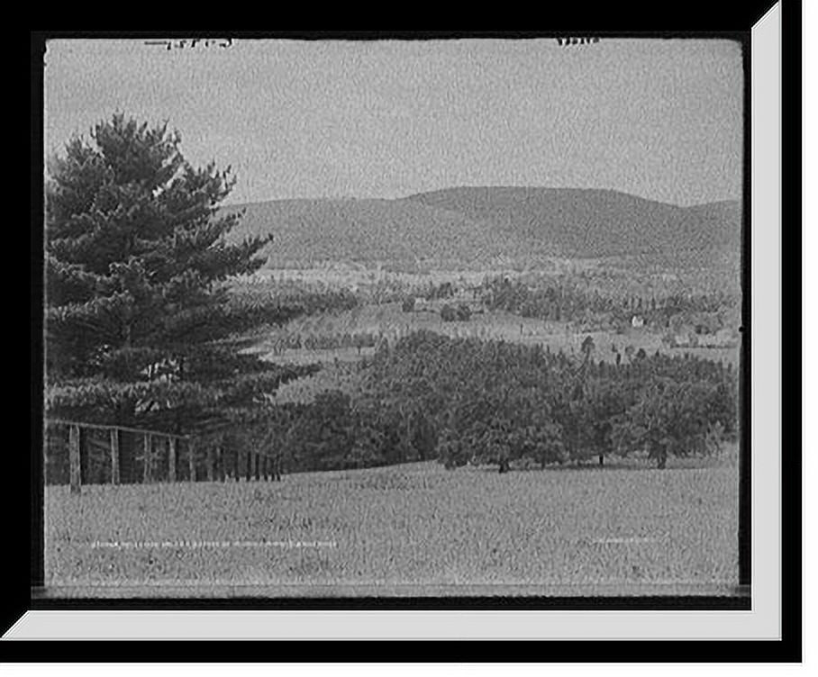 Historic Framed Print, The Lenox Valley, estate of Newbold Morris ...