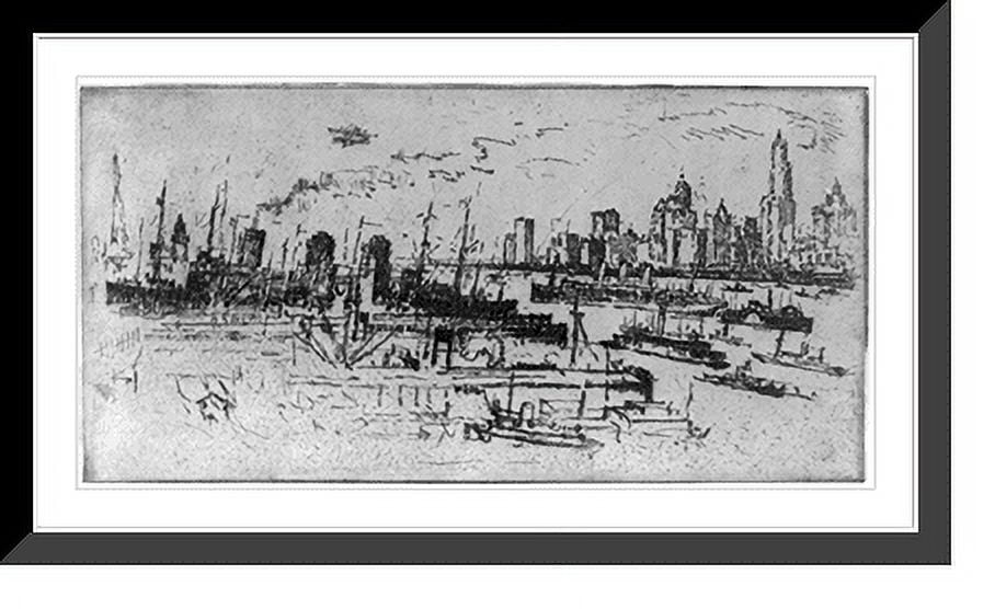 Historic Framed Print, [The Leviathan], 17-7/8" x 21-7/8" - Walmart.com