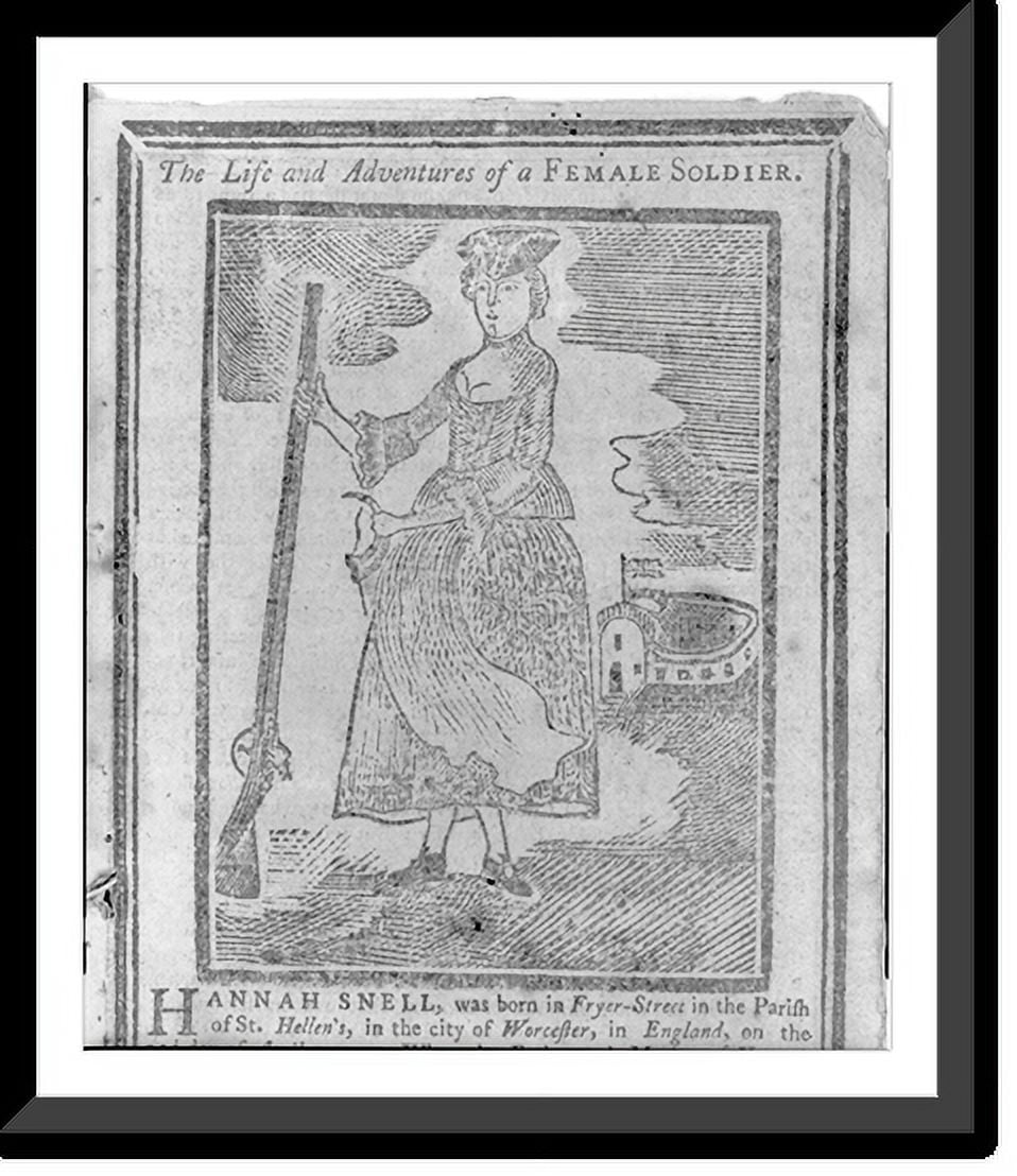 Historic Framed Print, The Life and Adventures of a Female Soldier ...