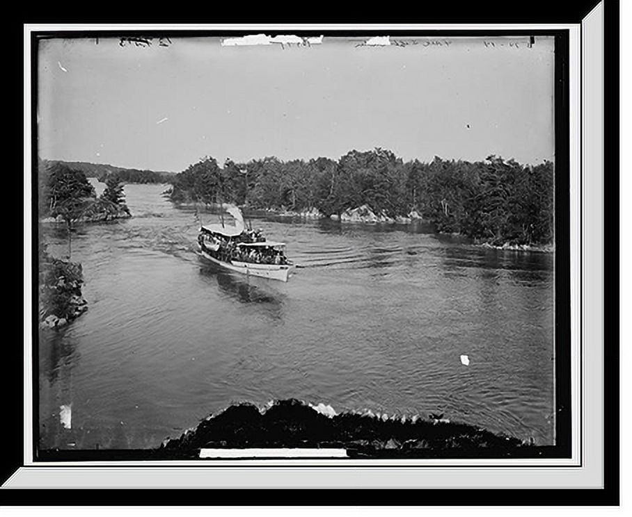 Historic Framed Print, The Lost Channel, Thousand Islands, 17-7/8" x 21 ...