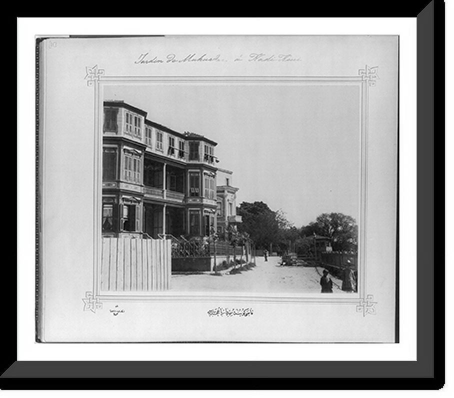 Historic Framed Print, [The Mühüdar Garden in Kadiköy].Lieutenant ...